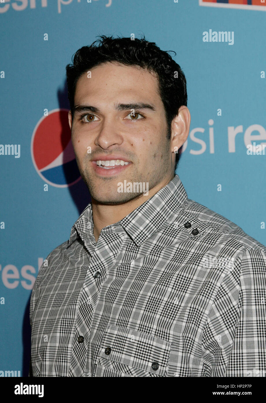Jets quarterback Mark Sanchez arrives at the Pepsi Refresh Project ...