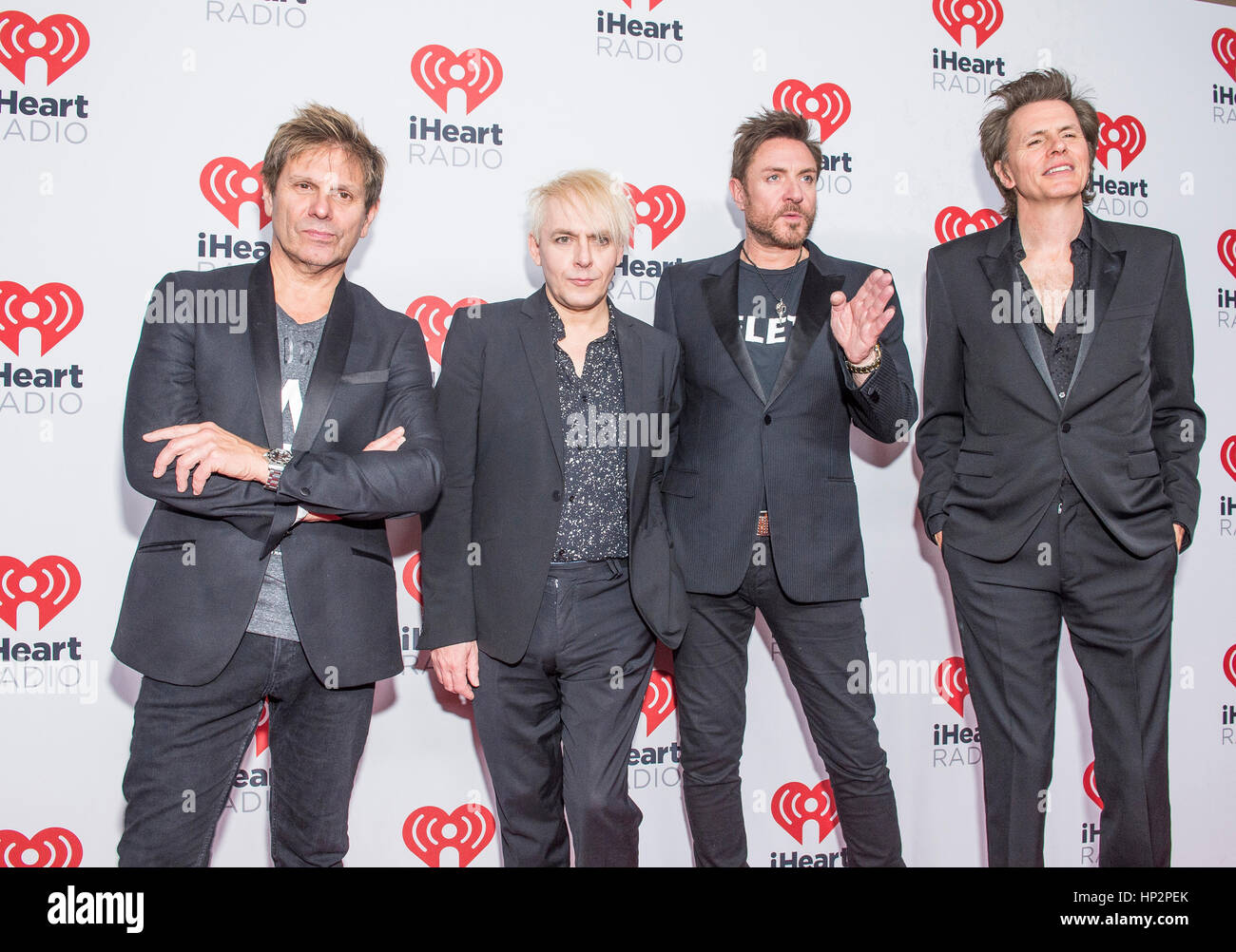 (L-R) Roger Taylor, Nick Rhodes, Simon LeBon and John Taylor of Duran ...