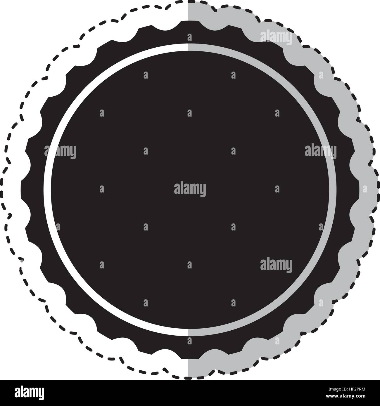 circle stamp silhouette icon vector illustration design Stock Vector ...