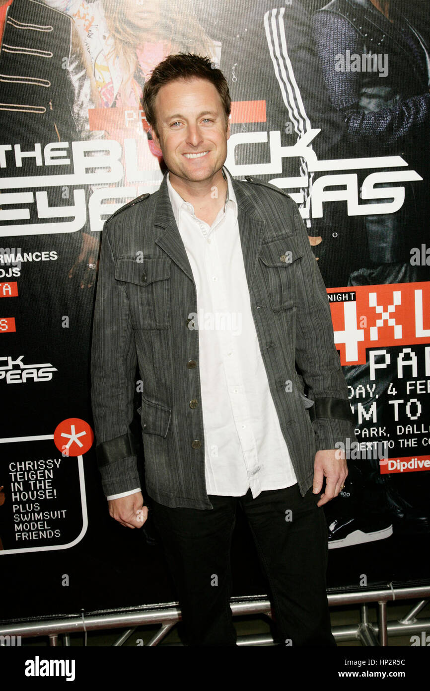 Chris Harrison arrives at the Sports Illustrated B4XLV Party at Super ...