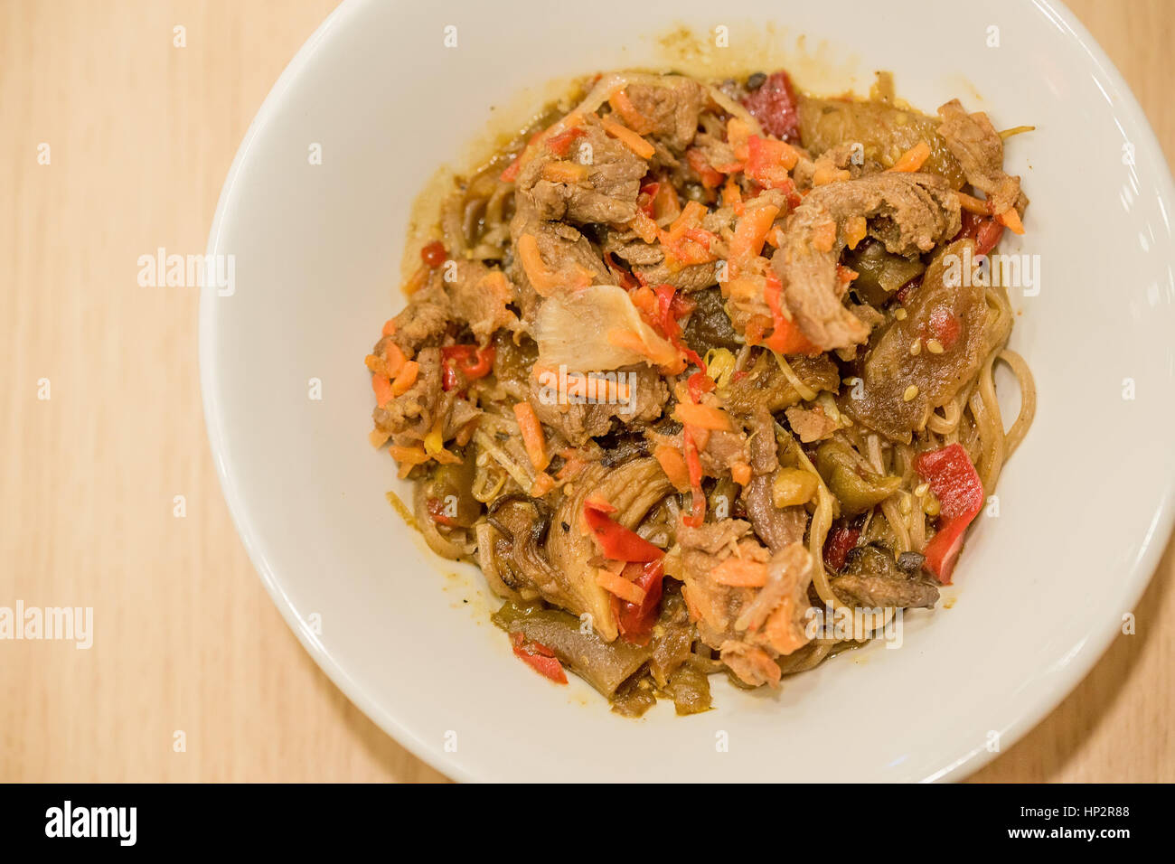Roasted beef prepared in tradional manner with vegetables Stock Photo ...
