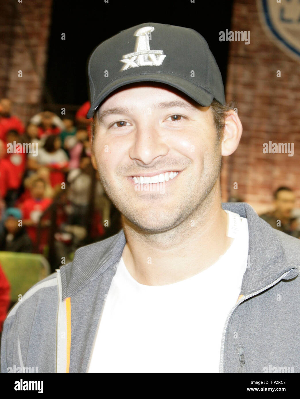 Dallas Cowboys quarterback Tony Romo at the Tazon Latino flag football ...