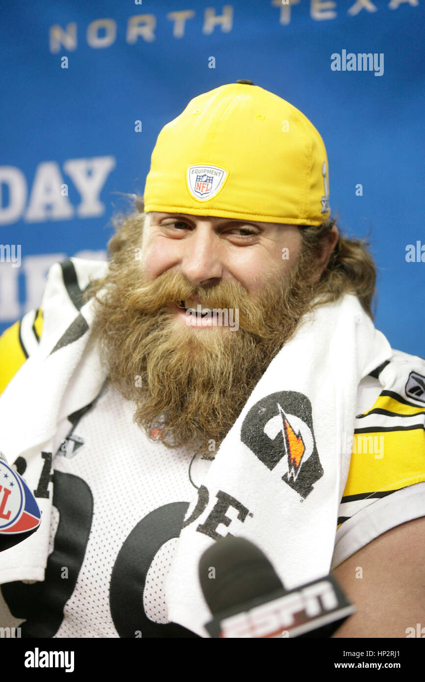 Pittsburgh Steelers Brett Keisel at Super Bowl Media Day in Cowboys ...