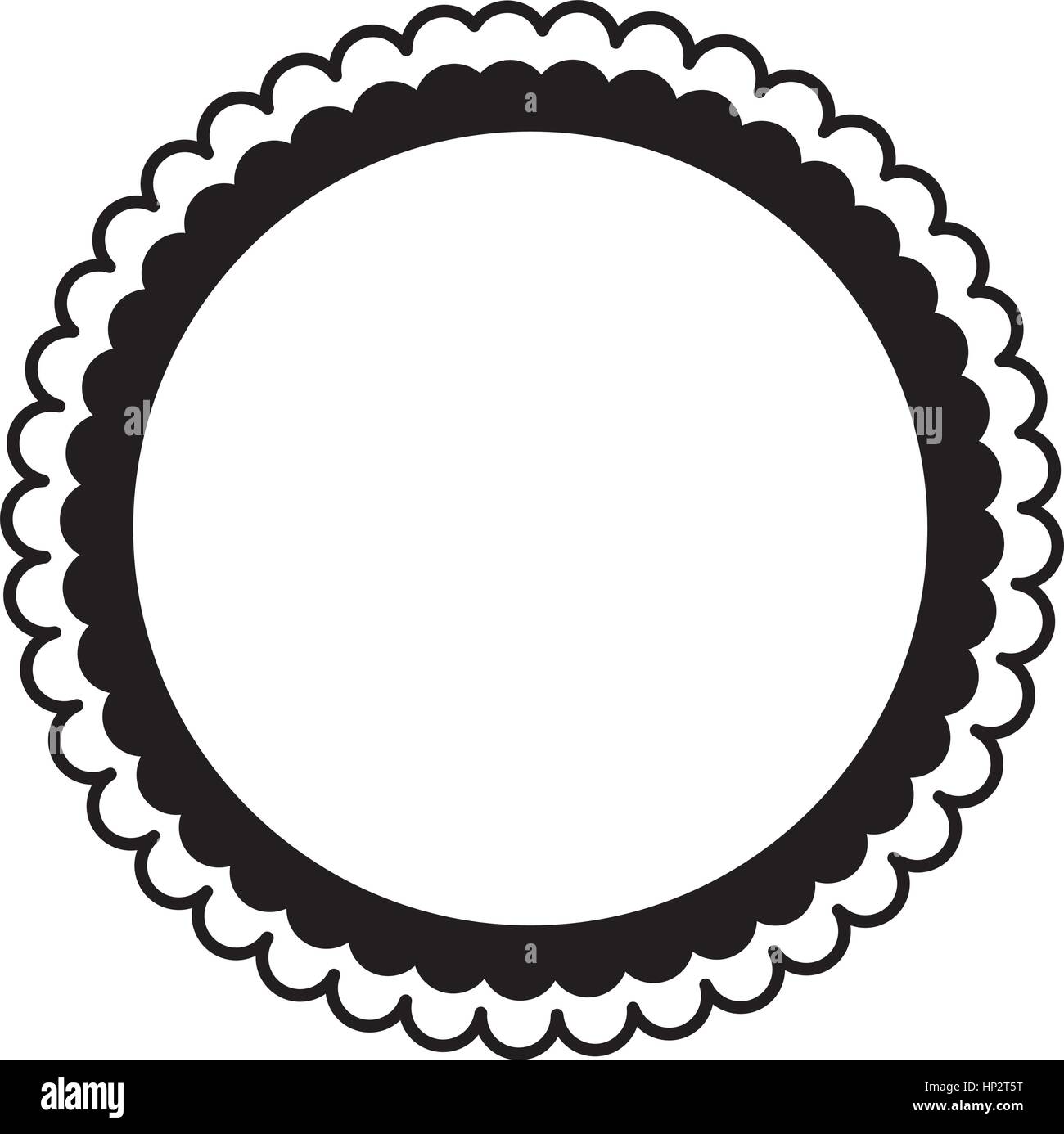 circle stamp silhouette icon vector illustration design Stock Vector ...