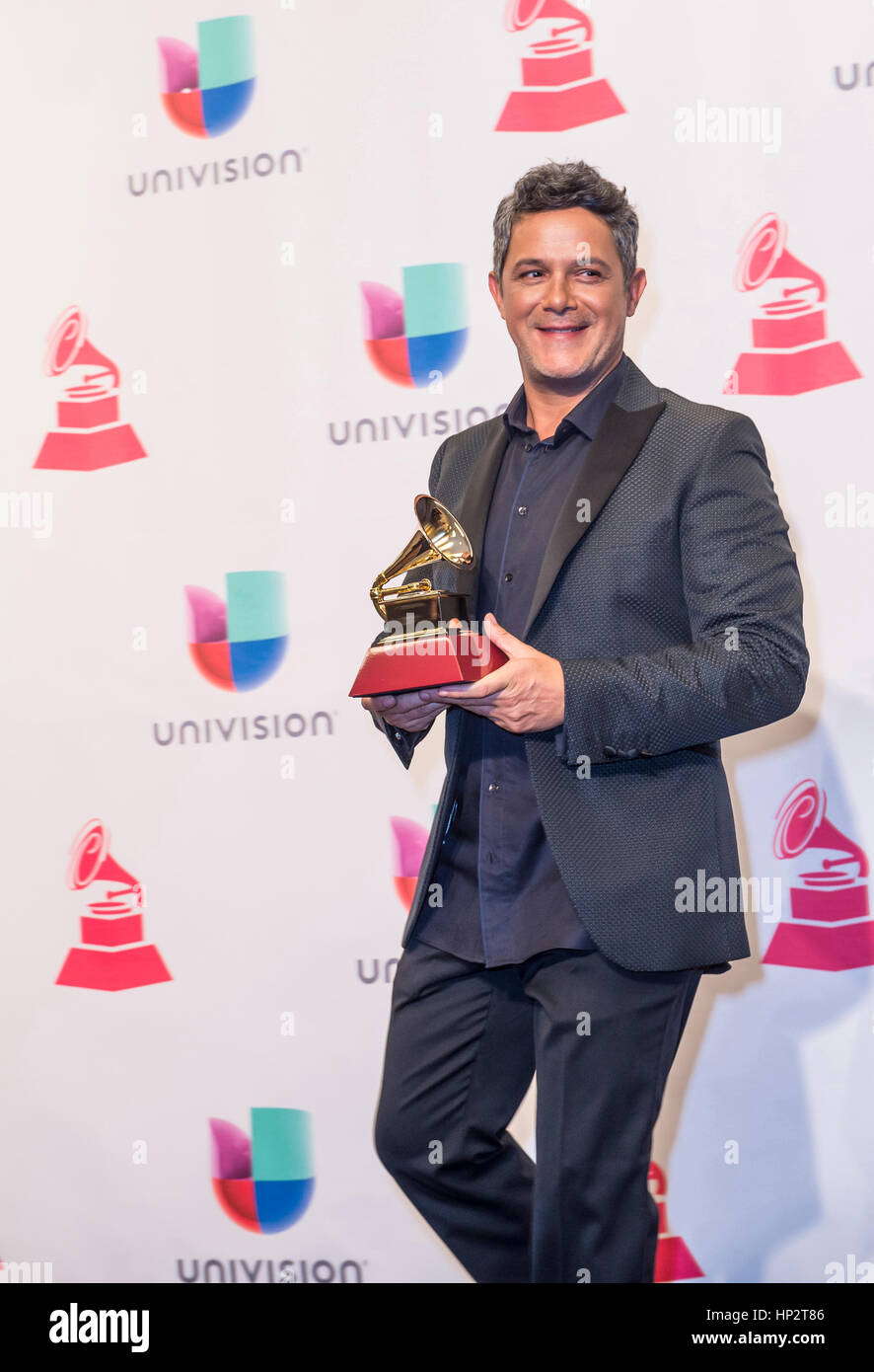 Alejandro Sanz, winner of the Best Pop Vocal Album Award poses in the ...