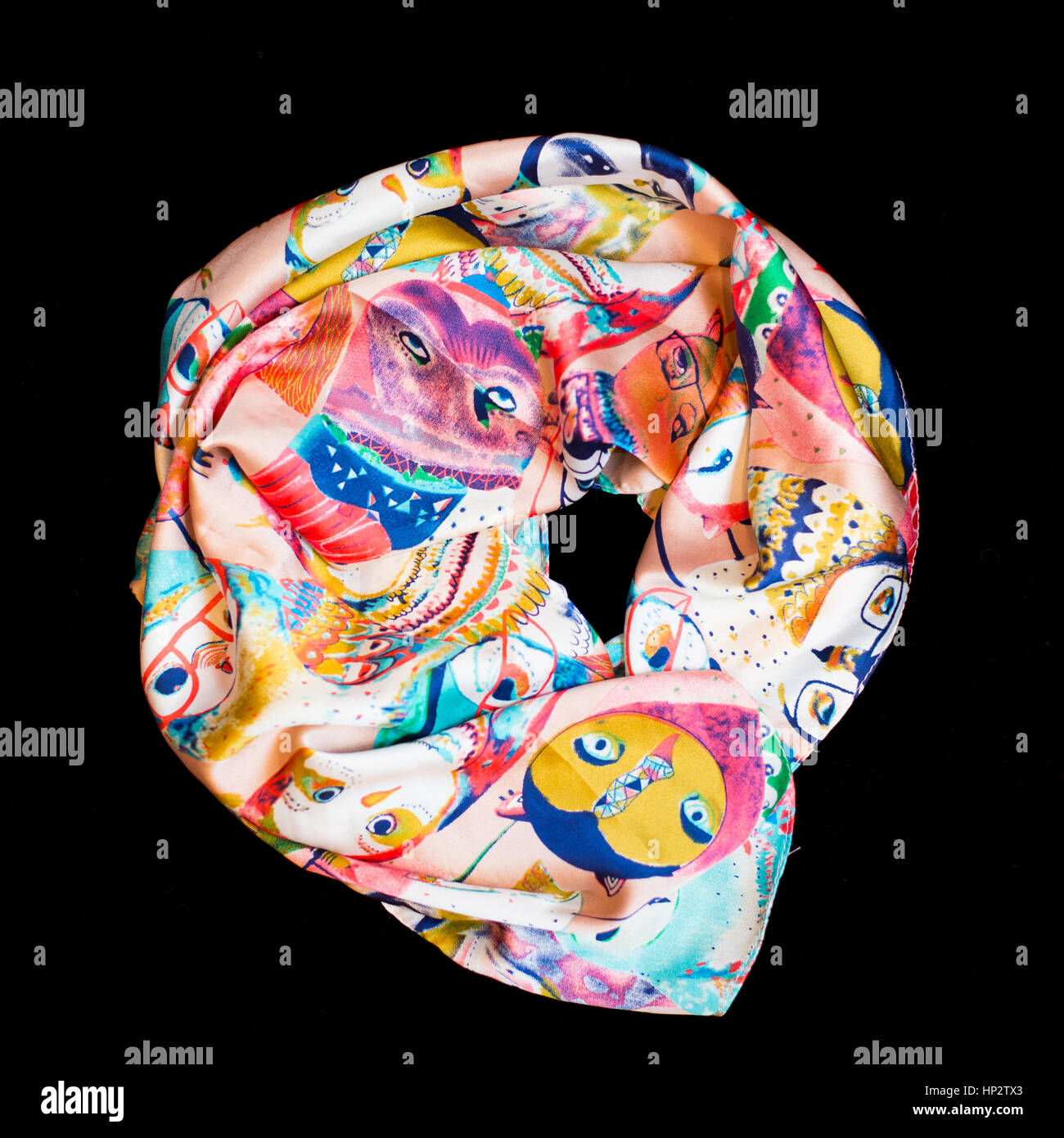 Indian silk scarf hi-res stock photography and images - Alamy