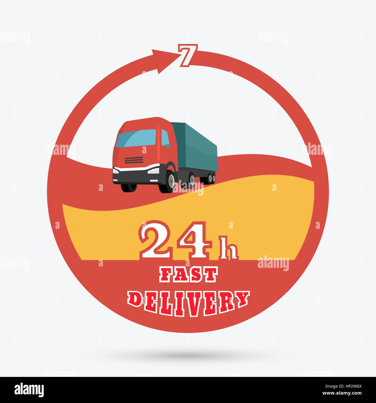 Delivery truck logo vectors hi-res stock photography and images - Alamy