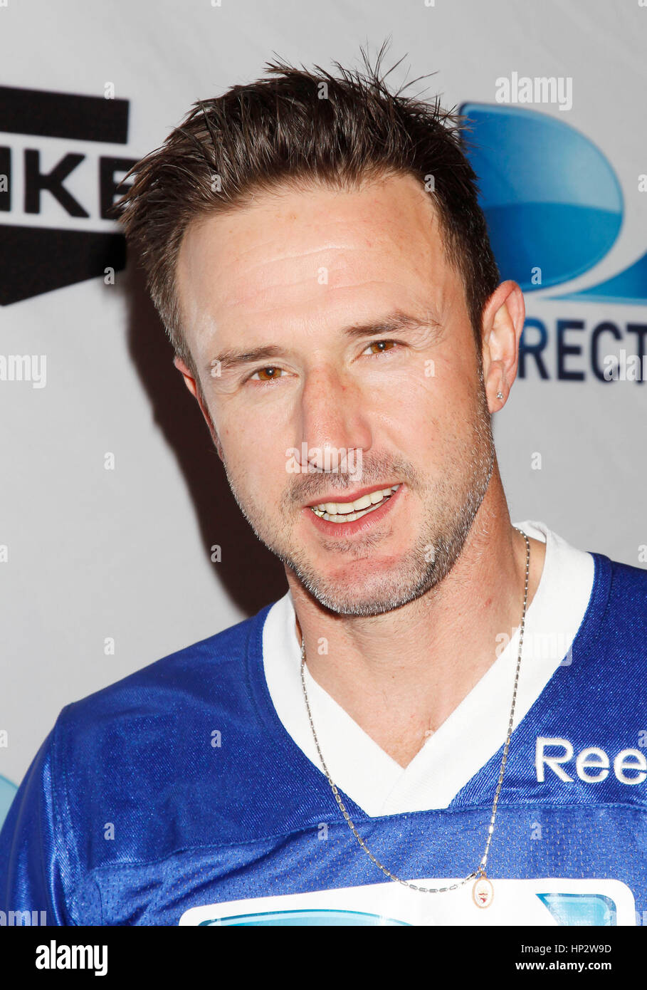 David Arquette arrives at Directv's Sixth Annual Celebrity Beach Bowl ...