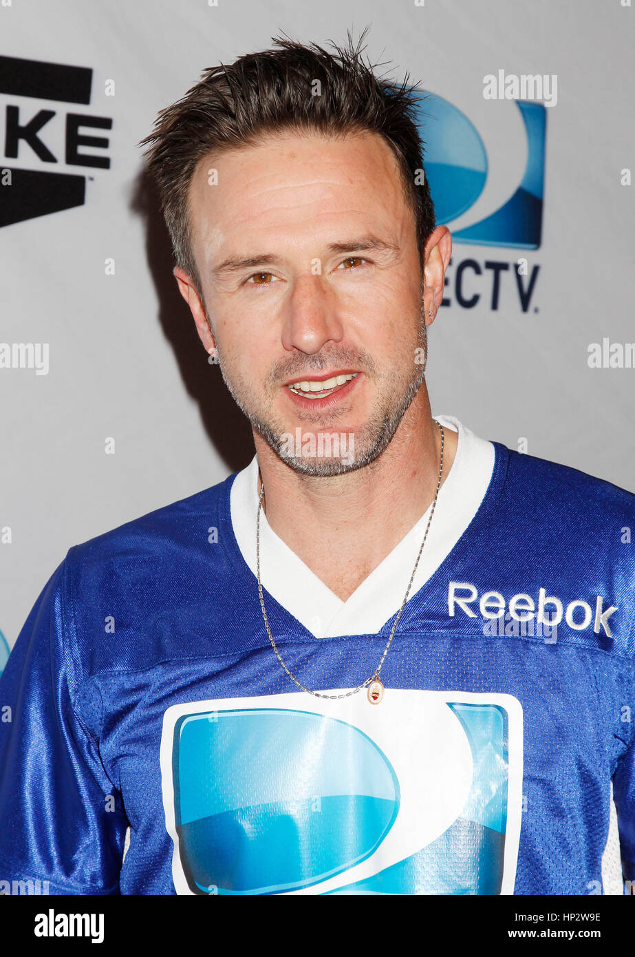 David Arquette arrives at Directv's Sixth Annual Celebrity Beach Bowl ...