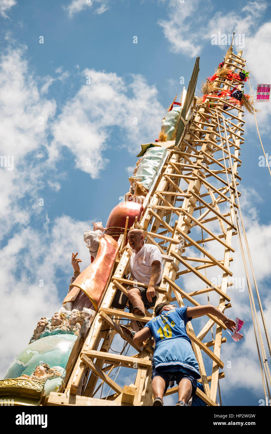 The Gigli Feast Stock Photo - Alamy