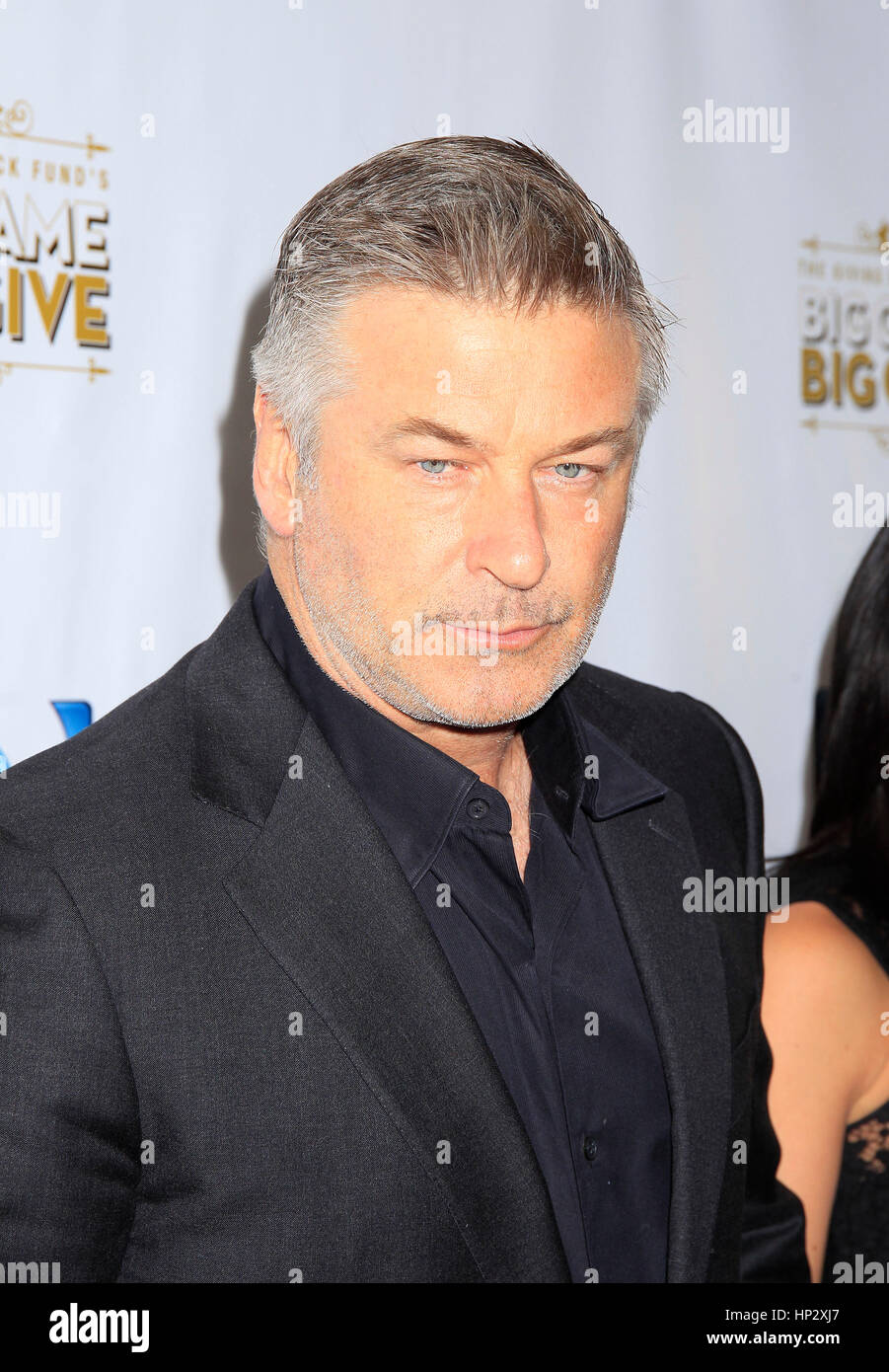 Alec Baldwin arrives at the 5th Annual Big Game Big Give Super Bowl ...