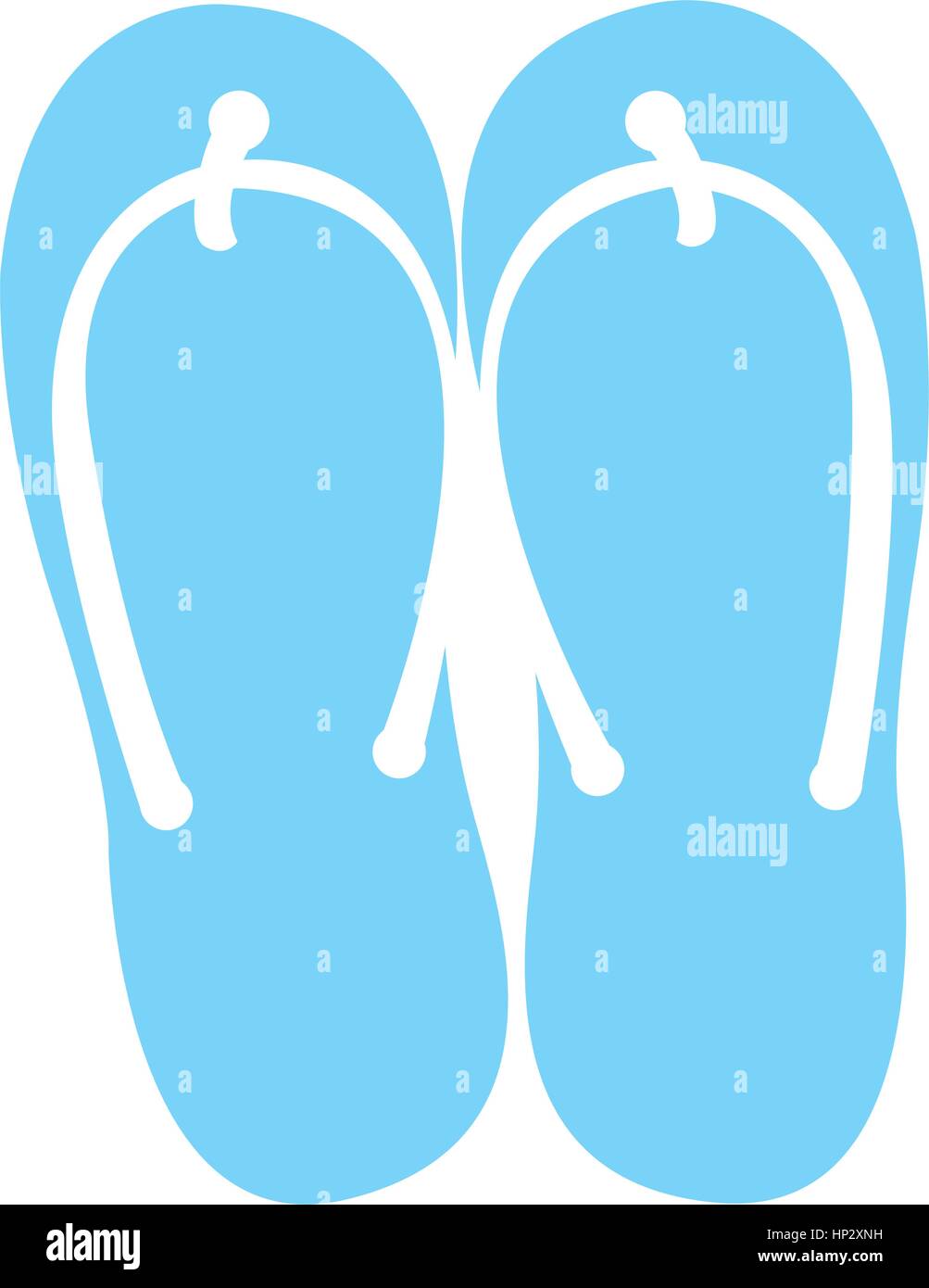 Isolated pair of sandals Stock Vector Image & Art - Alamy