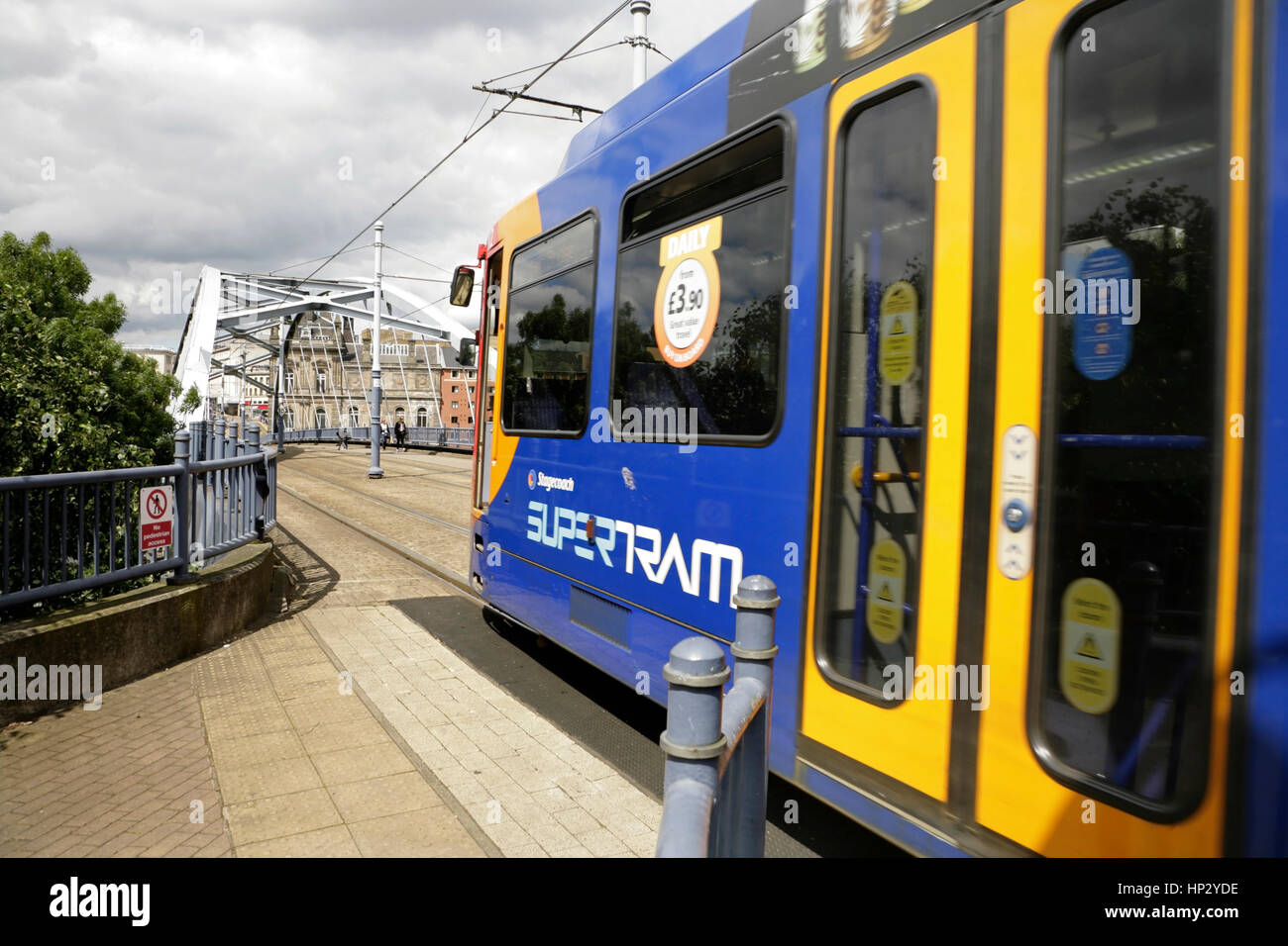 Supertram Bridge High Resolution Stock Photography and Images - Alamy