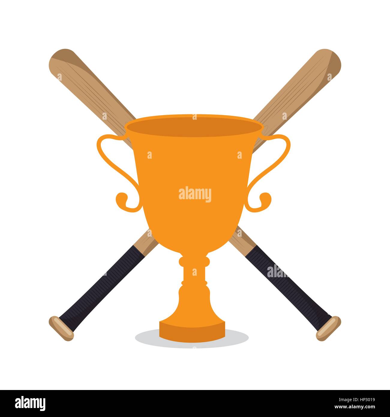 baseball trophy winner icon vector illustration design Stock Vector ...