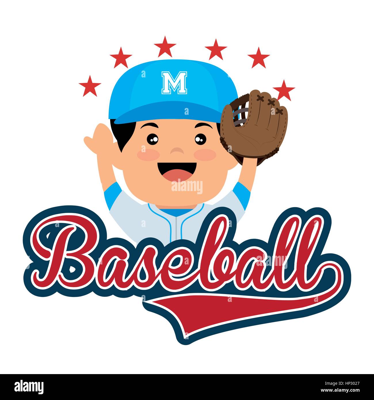 Baseball player avatar character hi-res stock photography and images ...