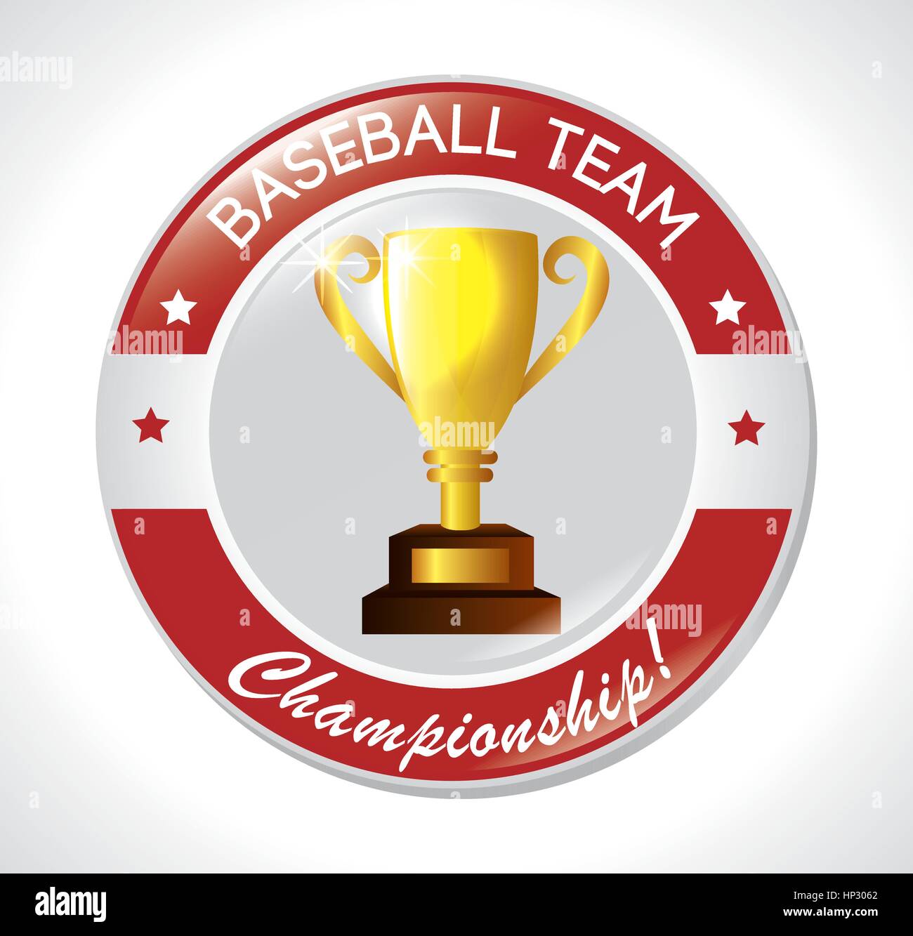 baseball trophy winner icon vector illustration design Stock Vector ...