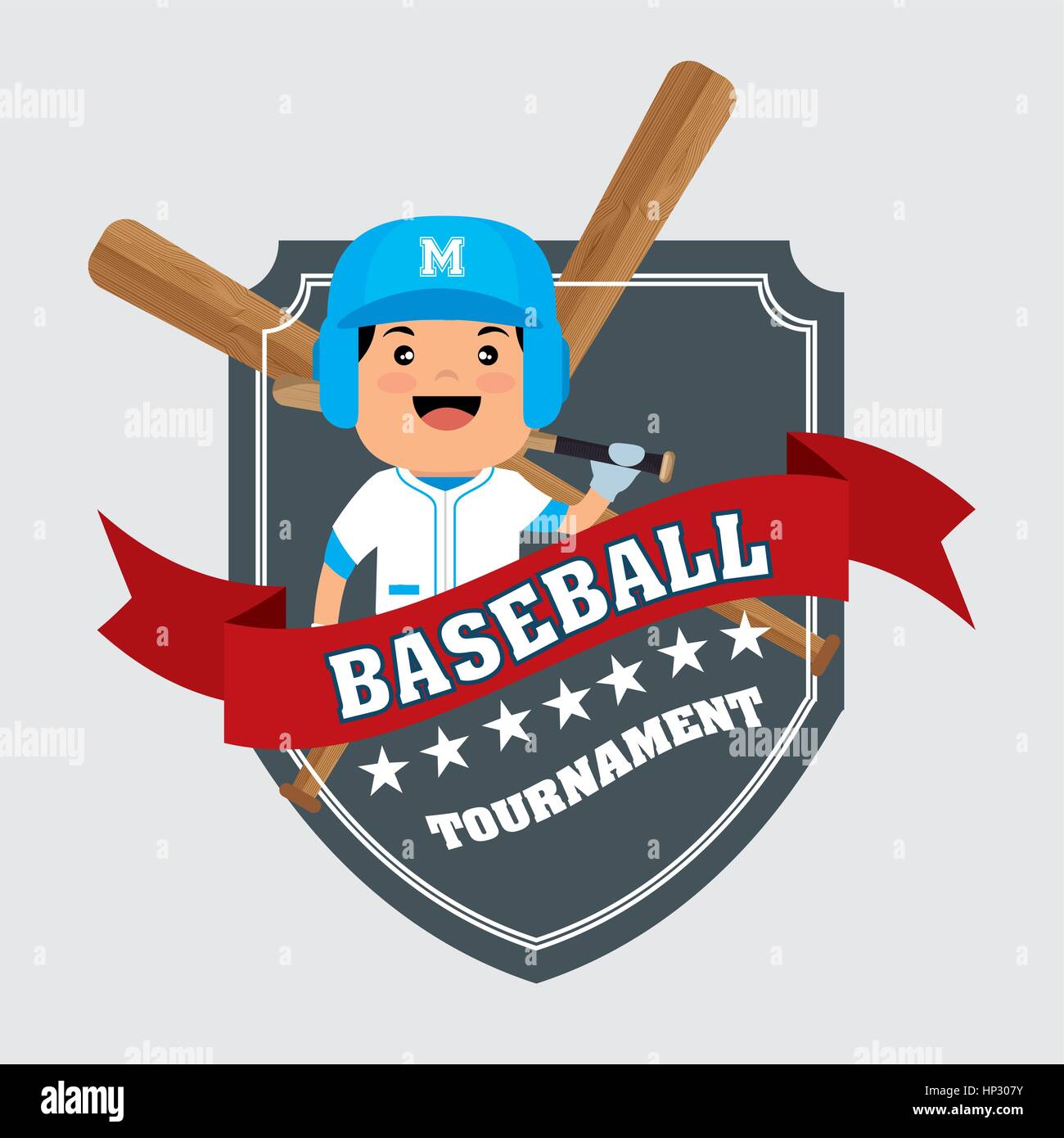 Baseball player avatar character hi-res stock photography and images ...