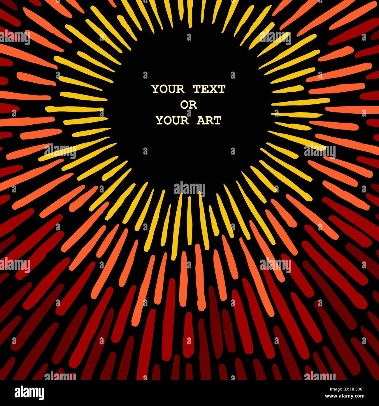 Radiation beams Stock Vector Images - Alamy