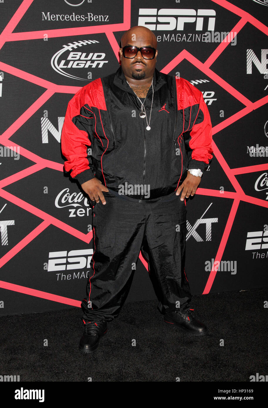 Cee Lo Green Arrives At The Espn The Magazines Next Super Bowl Party On February 1 2013 In