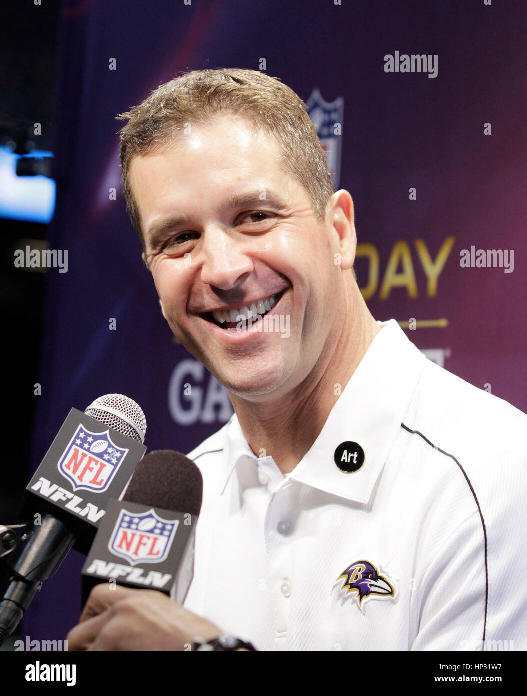 John harbaugh hi-res stock photography and images - Alamy