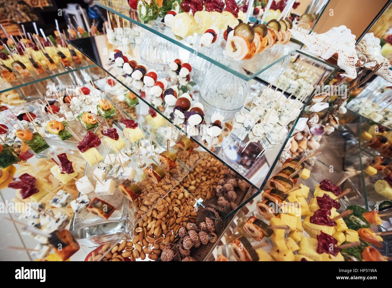 sweet buffet table Stock Photo - Alamy