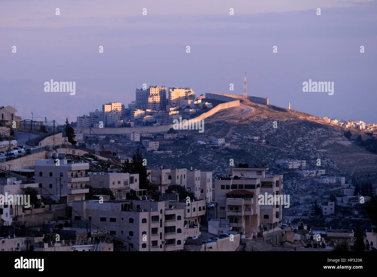 Israel jerusalem abu dis wall hi-res stock photography and images - Alamy
