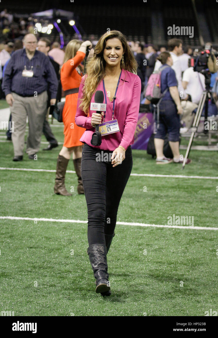 Katharine Webb, Miss Alabama and Inside Edition reporter at the Super ...