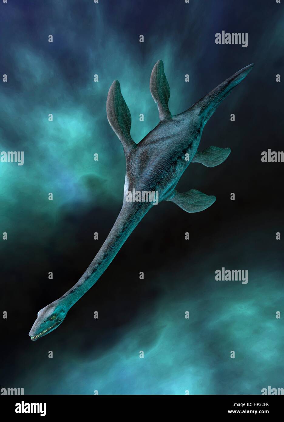 Plesiosaur illustration hi-res stock photography and images - Alamy
