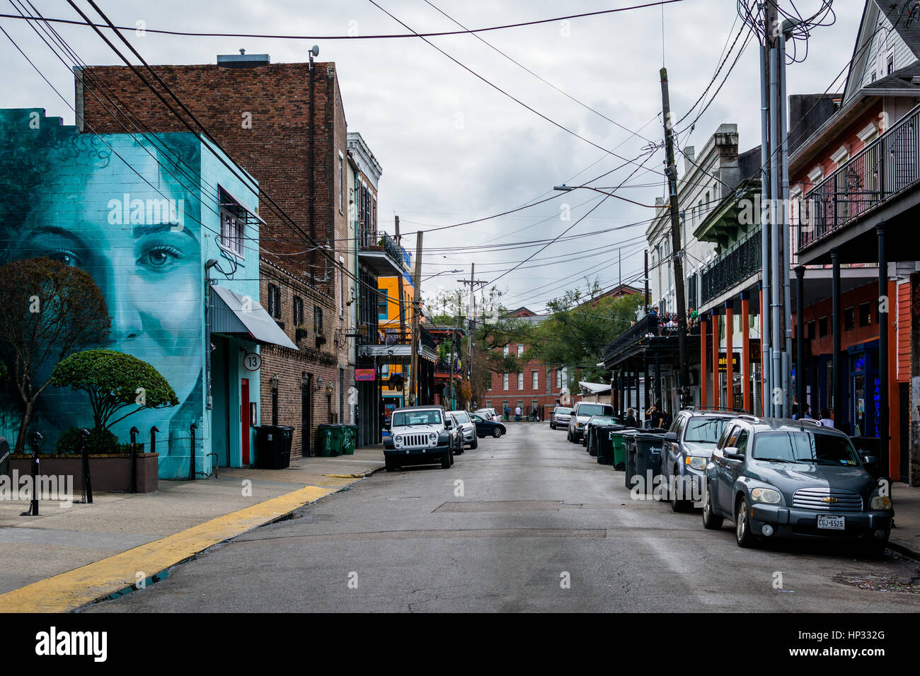 Frenchman Street, in Marigny, New Orleans, Louisiana Stock Photo - Alamy