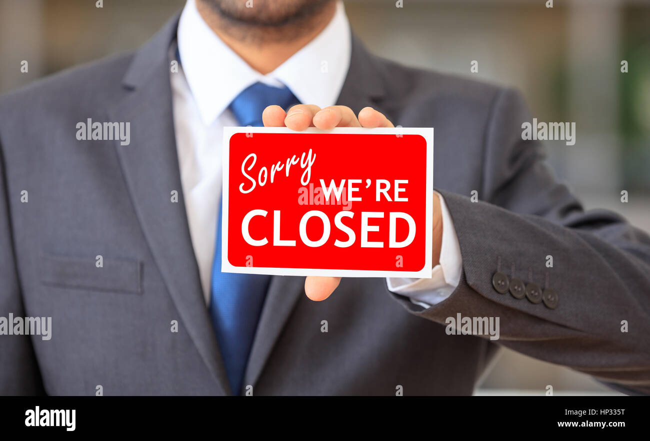 Sorry We're Closed High Resolution Stock Photography and Images - Alamy