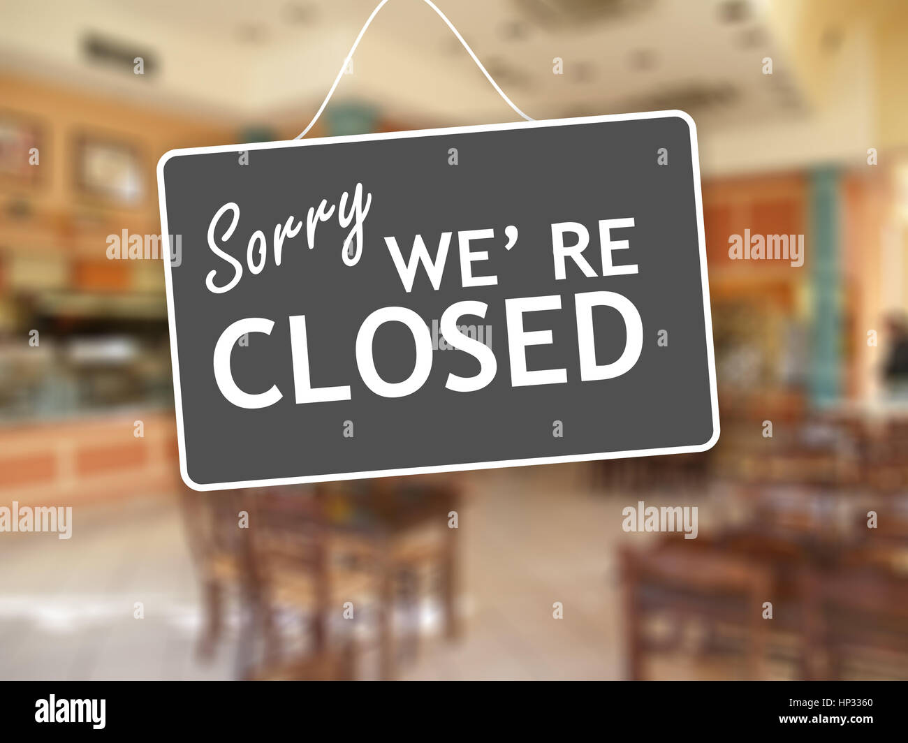 Sorry We're Closed Stock Photos & Sorry We're Closed Stock Images - Alamy