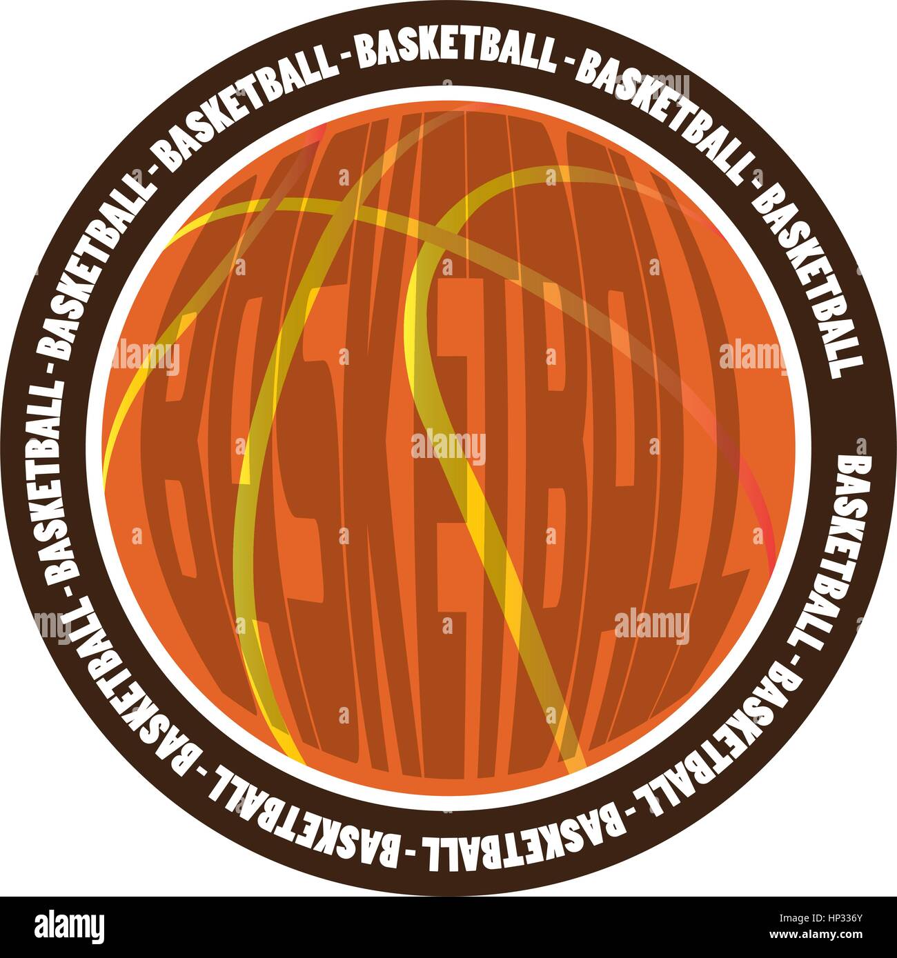 Isolated basketball emblem Stock Vector Image & Art - Alamy