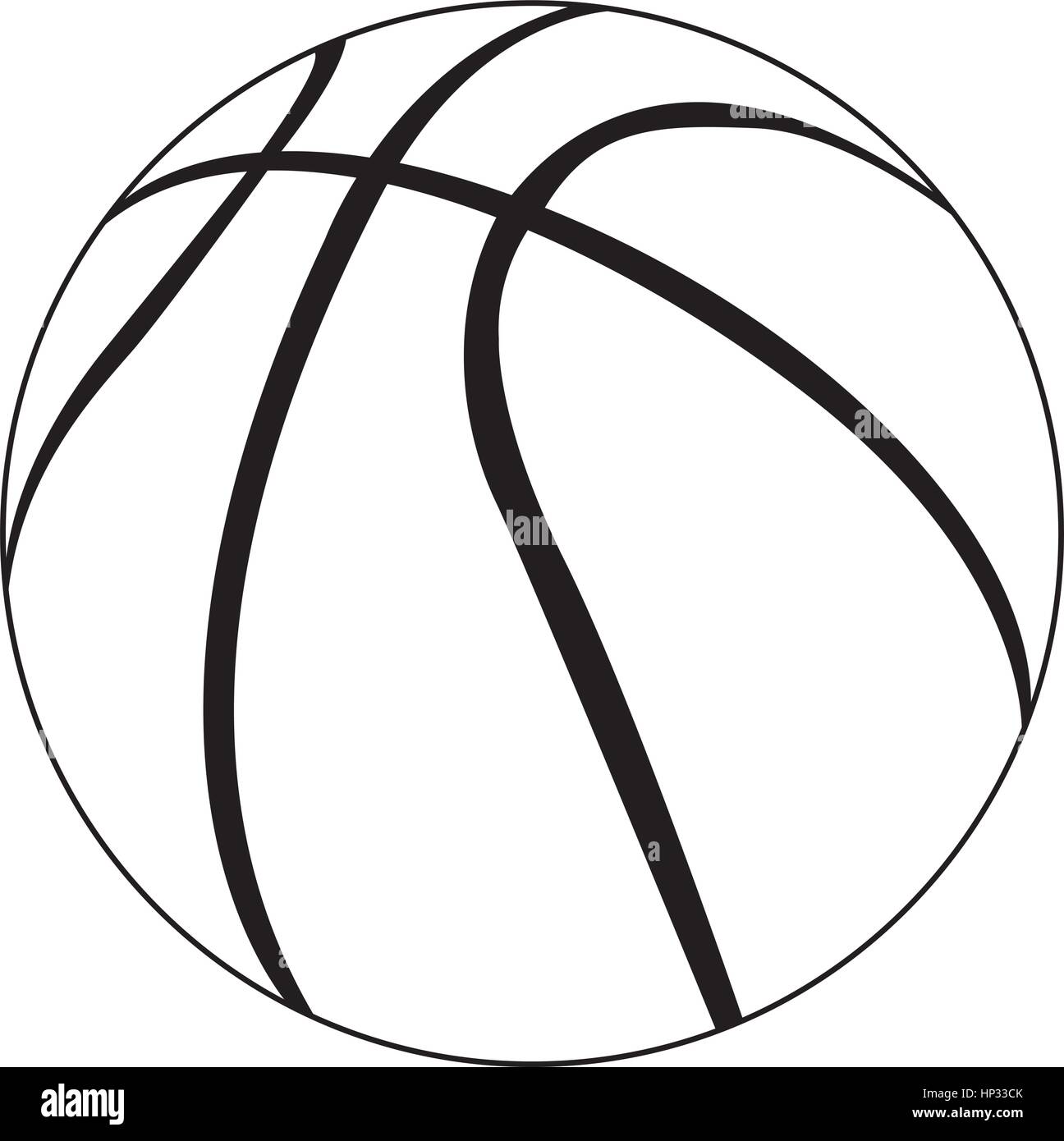Isolated basketball ball Stock Vector Image & Art - Alamy