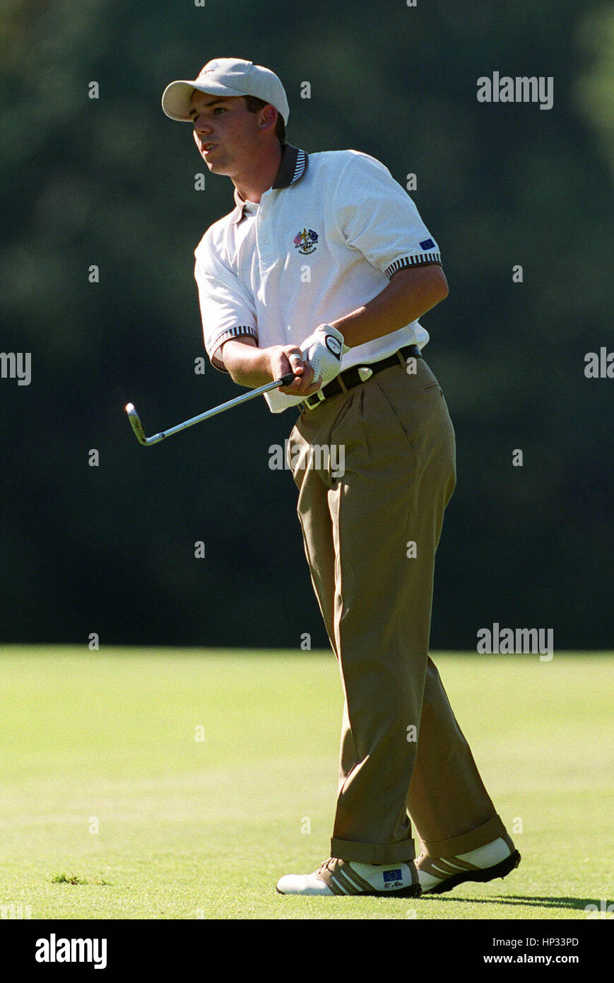 SERGIO GARCIA RYDER CUP BROOKLINE CC USA 26 September 1999 Stock Photo ...