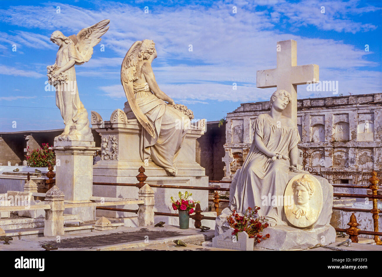 Reina cemetery,Cienfuegos, Cuba Stock Photo - Alamy