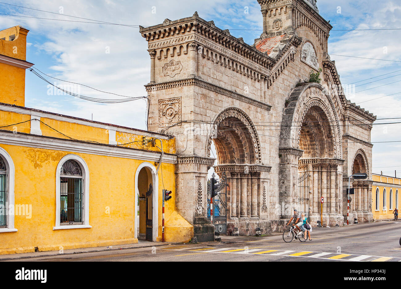 main gate, Cementerio Cristobal Colon, Colon Cemetery, La Habana, Cuba ...