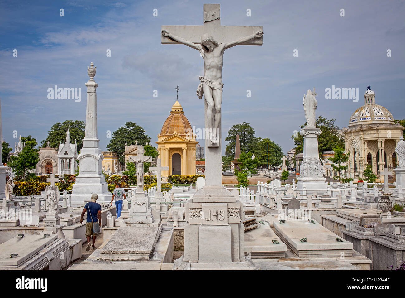 Cementerio Cristobal Colon, Colon Cemetery, La Habana, Cuba Stock Photo ...