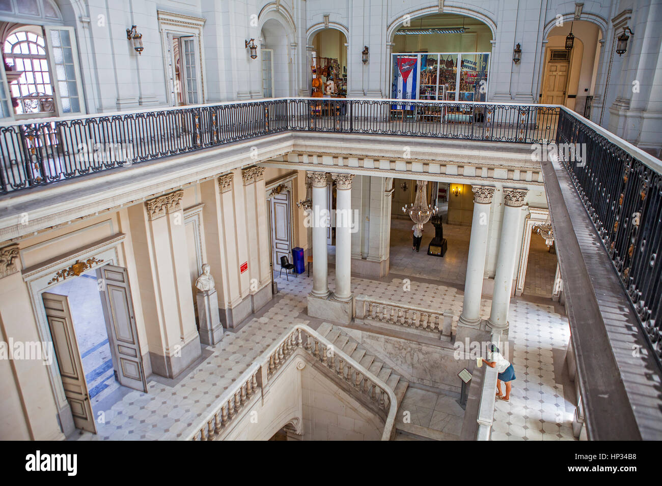 View Of The Former Cuban Presidential Palace Interiors, now is the ...