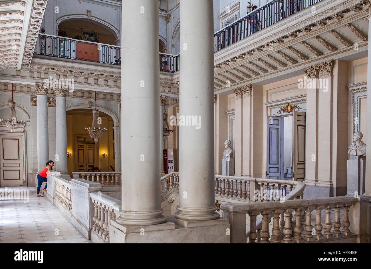 View Of The Former Cuban Presidential Palace Interiors, now is the ...