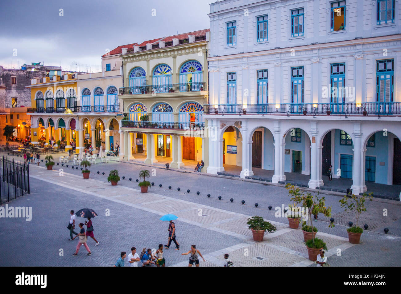 Prints Cuba Havana Plaza Vieja Lithographs etna.com.pe