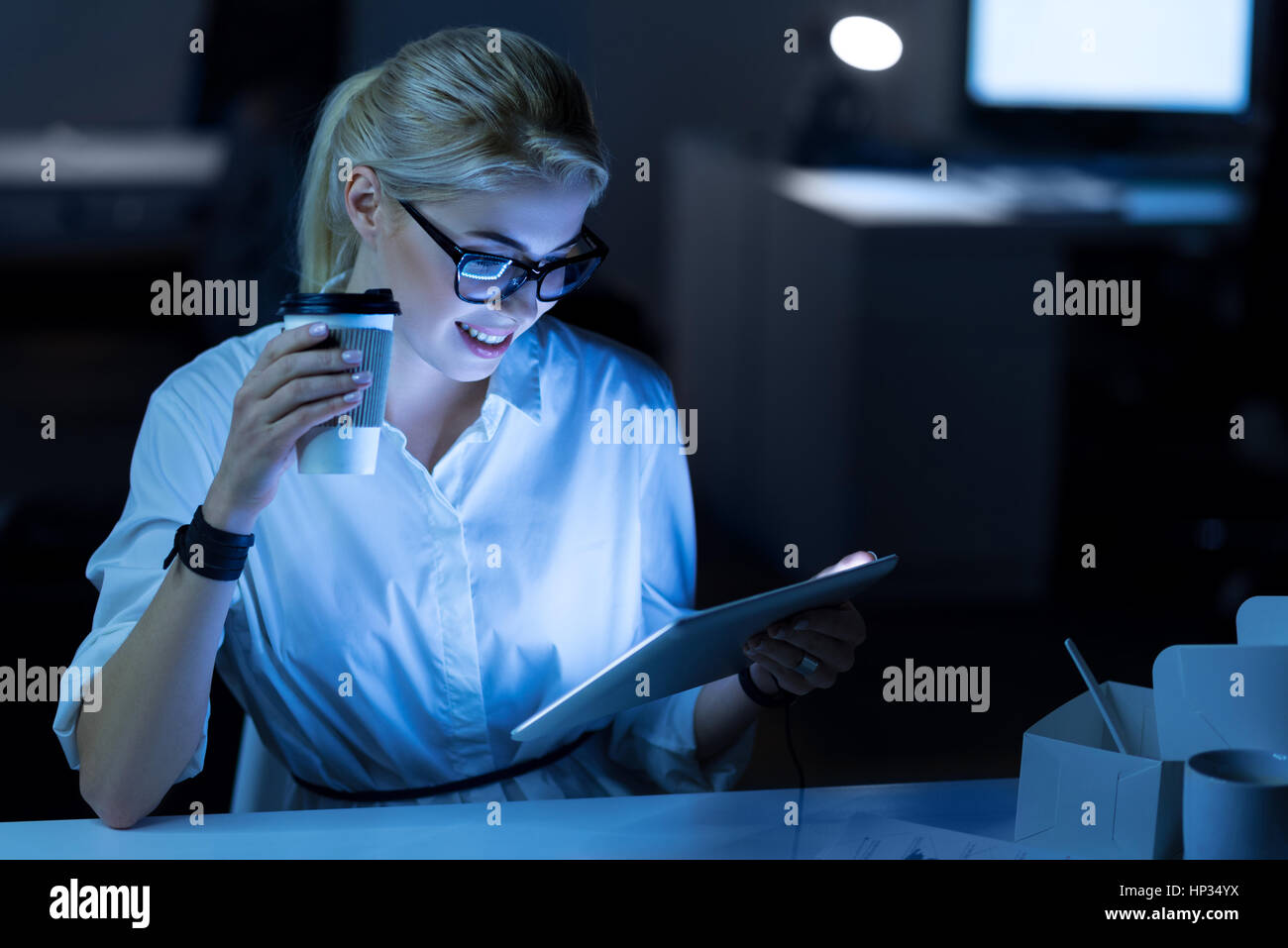 Young female hacker using hi-res stock photography and images - Alamy