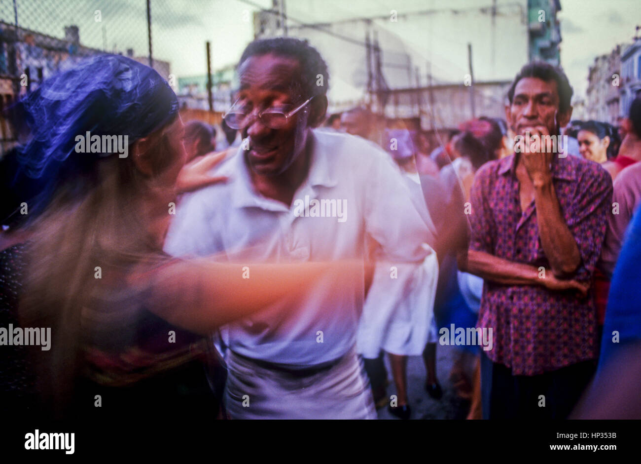 Dancing during carnival, in Vedado district, La Habana, Cuba Stock ...