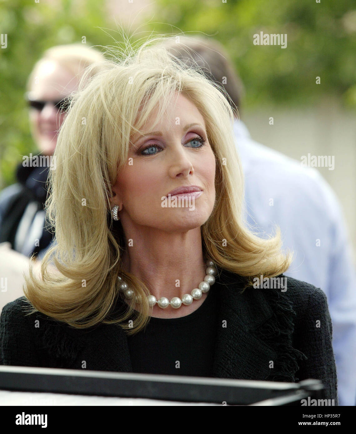 Actress Morgan Fairchild at the Reagan Library in Simi Valley ...