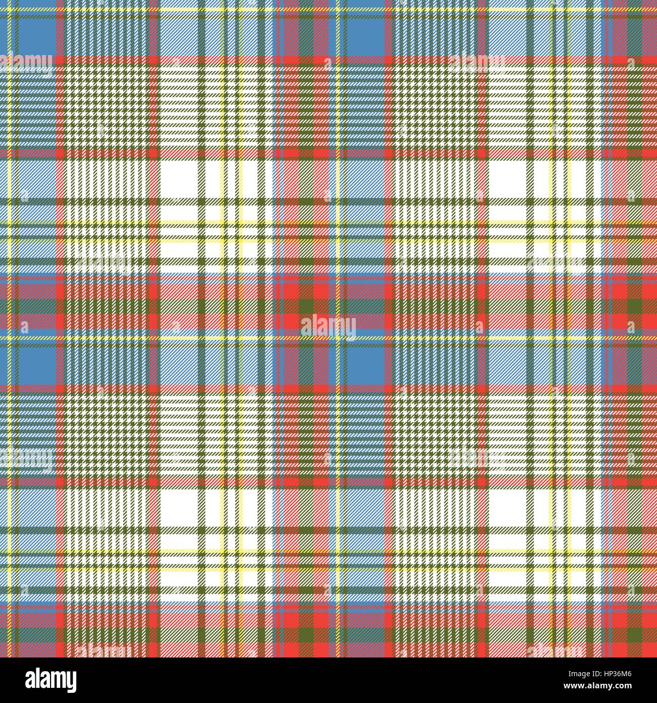 Coloured plaid shirting diagonal seamless fabric texture. Vector ...