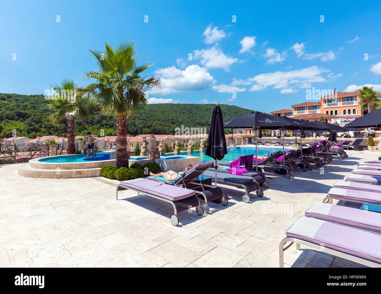 Stock Photo - Royal Castle Hotel in Elenite, Bulgaria Stock Photo - Alamy