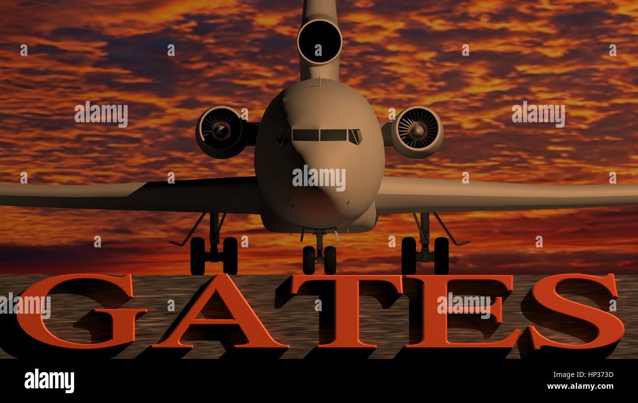 Airplane at the gates hi-res stock photography and images - Alamy