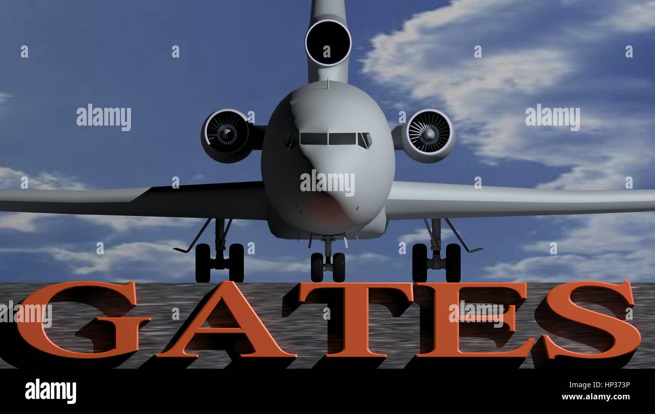 Airplane at the gates hi-res stock photography and images - Alamy