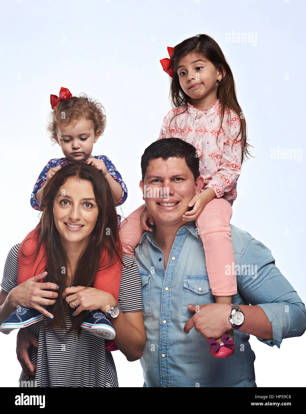 Happy Married Couple With Kids