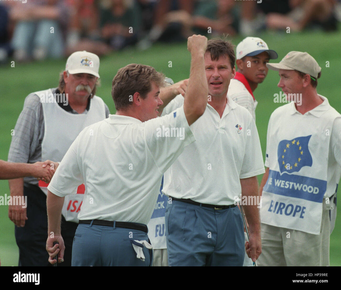 NICK FALDO & LEE WESTWOOD RYDER CUP VALDERRAMA SPAIN 28 September 1997 ...