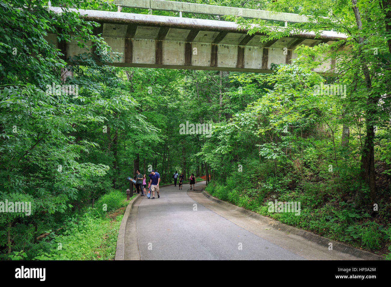 Overhead pedestrian bridge hi-res stock photography and images - Alamy